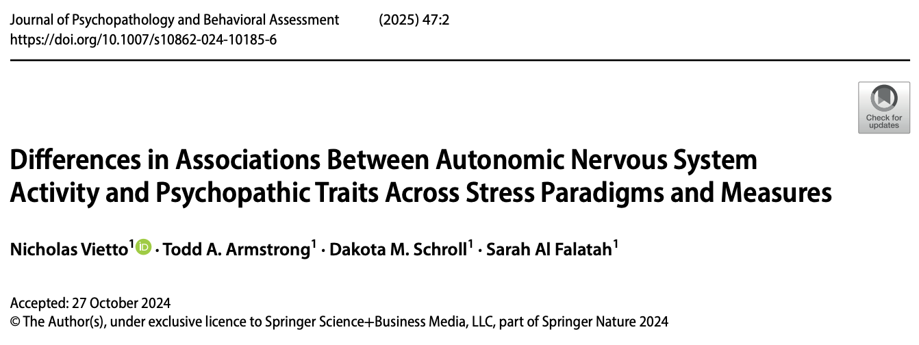 Differences in associations between autonomic nervous system activity ...